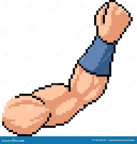 Pixel Muscle Stock Illustrations 539 Pixel Muscle Stock Illustrations