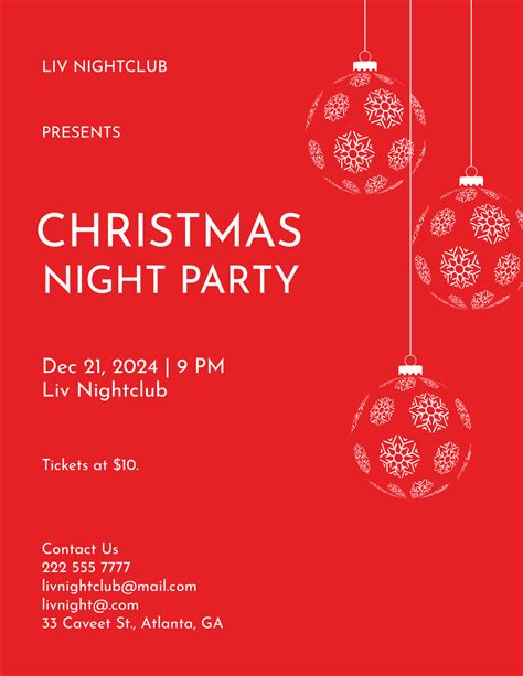 Free Christmas Bash Flyer Template To Edit Online