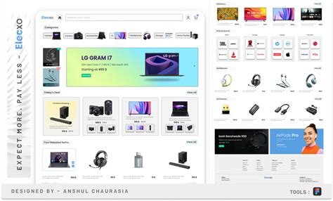 E Commerce Website Design With UI Kit Figma