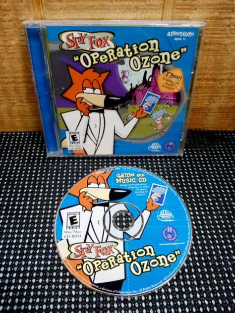 Spy Fox Andoperation Ozone Winmac Cd Rom Case Game Inserts £571