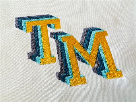shadow 4 layers pop art font varsity block alphabet fill stitch