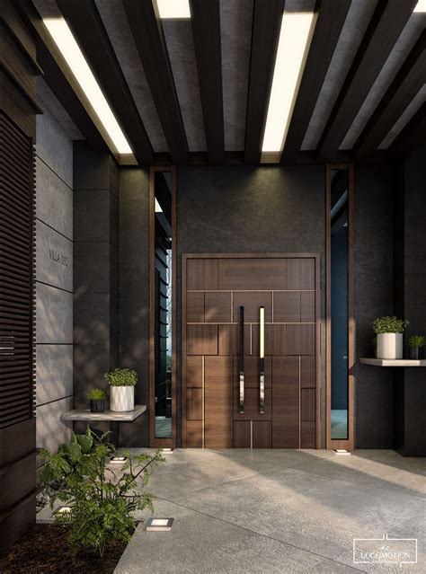 Modern Villa Entrance Design