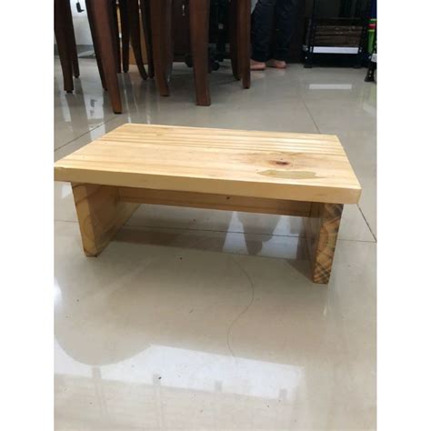 Jual Bangku Kursi Kayu Jongkok Dingklik Kayu Jati Belanda Serbaguna Shopee Indonesia