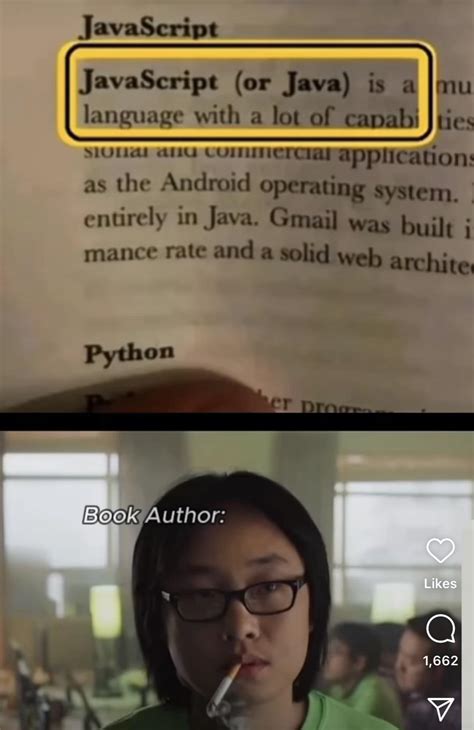Javascript Or Java Is Definitely Not The Same Thing ·