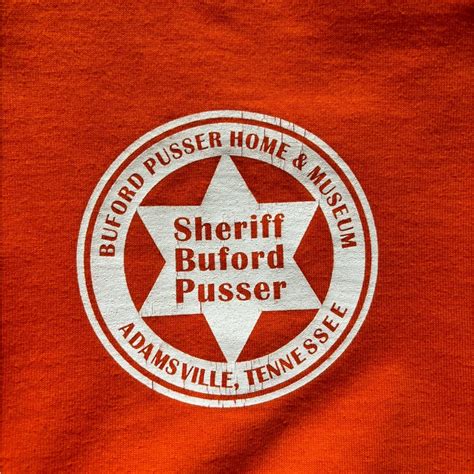 Sheriff Buford Pusser Home And Museum Unisex Shirt Larg Gem