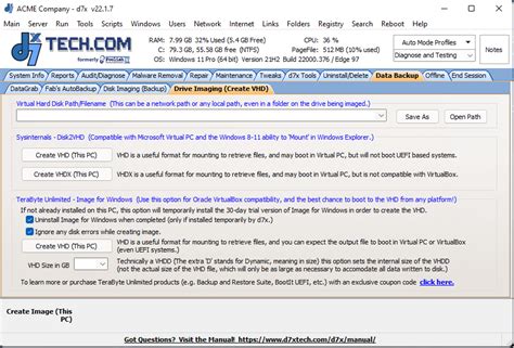 Disk Imaging Create VHD D XTech Com Formerly Foolish IT