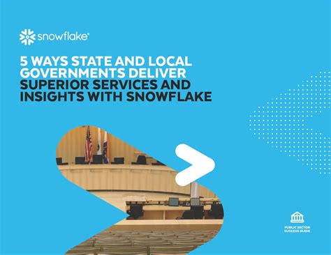 Snowflake Public Sector On Linkedin 5 Ways State And Local Governments