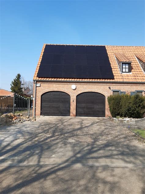 Realisatie 18x QCELLS Zonnepanelen 370 FULL BLACK Leuven Zeropower Be