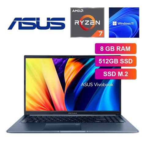 NOTEBOOK ASUS M1502IA-EJ205 15.6" FHD LED BACKLIT, AMD RYZEN 7 4800H 2. ...