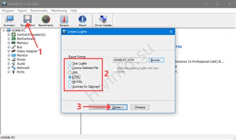 How To Use HWiNFO 32 64 Bit Settings Instructions