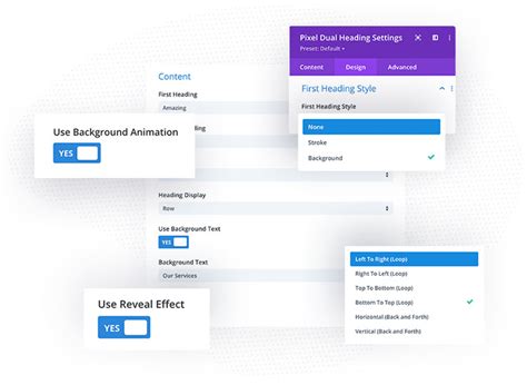 Create Amazing Text Headers With The Divi Pixel Dual Heading Divi Pixel