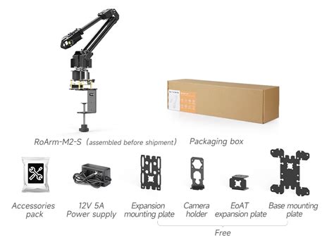 High Torque Serial Bus Servo RoArm M2 S Desktop Robotic Arm Kit Based