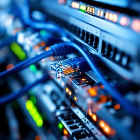 Free Network Cables Connected Photo Network Ethernet Cables Download At Stockcake