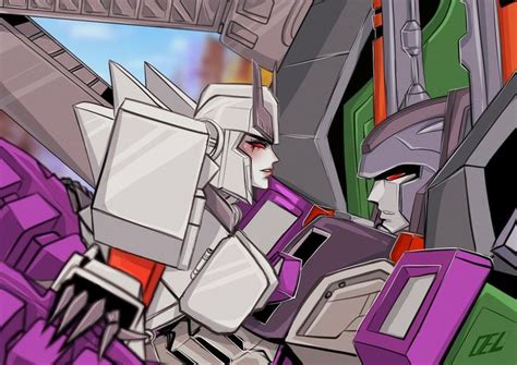 Transformers — Megaempress And Megatron Armada Transformers Art