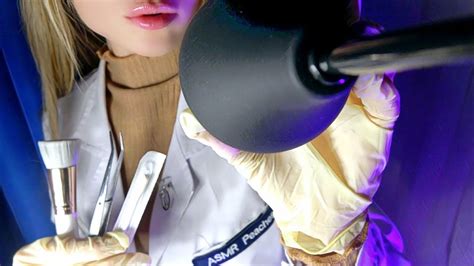 ASMR Detailed Ear Cleaning Ear Exam Before Sleep Whispered Medical Roleplay YouTube
