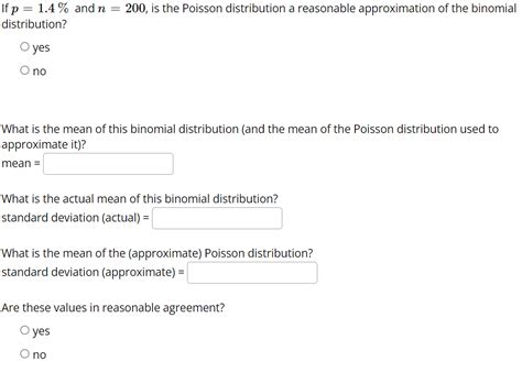 Solved This Exercise Looks At How Well The Poisson Chegg