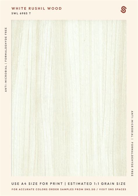White Rushil Wood Sns Laminates