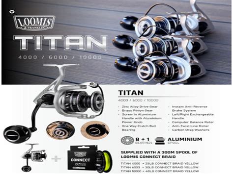 Loomis And Franklin Titan Series 300m Connect Braid Include