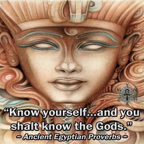 Know Thyself Quote Mitologia Egípcia Egito Antigo Egito
