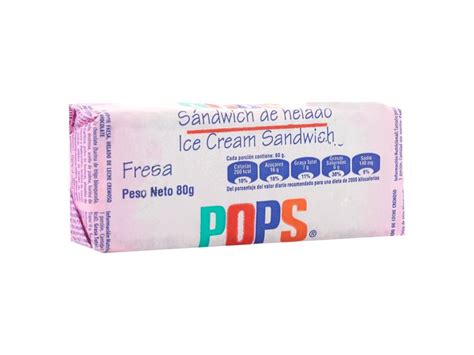 Comprar Helado Pops Sandwich Fresa Unidad Walmart Costa Rica