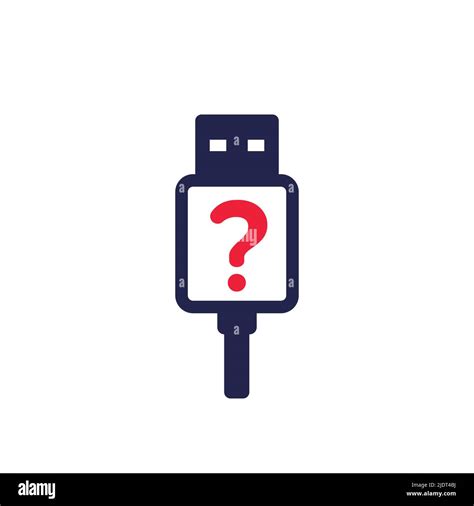 Unknown Usb Device Icon Vector Stock Vector Image And Art Alamy