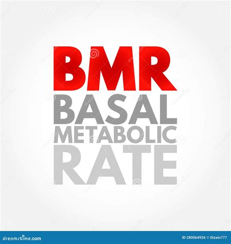 Bmr Basal Metabolic Rate Number Of Calories You Burn As Your Body