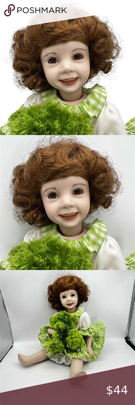 Shelley Boots Tyner Design Porcelain Repro Doll Red Hair Gingham