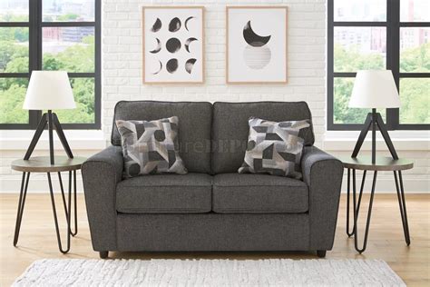 Cascilla Sofa And Loveseat Set 26804 In Slate Fabric By Ashley