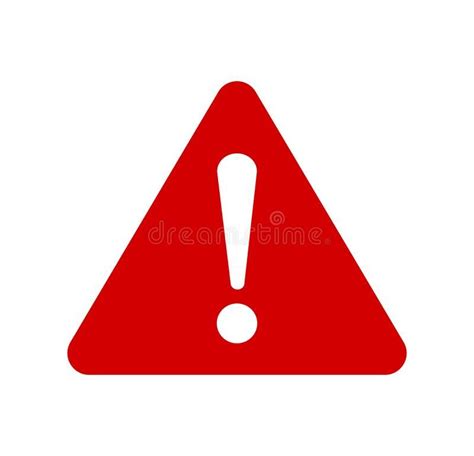 Red Exclamation Mark Warning Sign