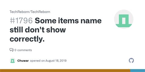 Some Items Name Still Dont Show Correctly · Issue 1796 · Techreborn