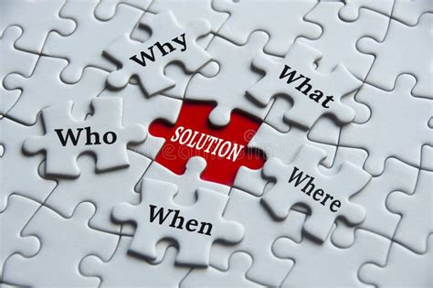 Text On Jigsaw Puzzle Why What Where Who When And Solution Fact