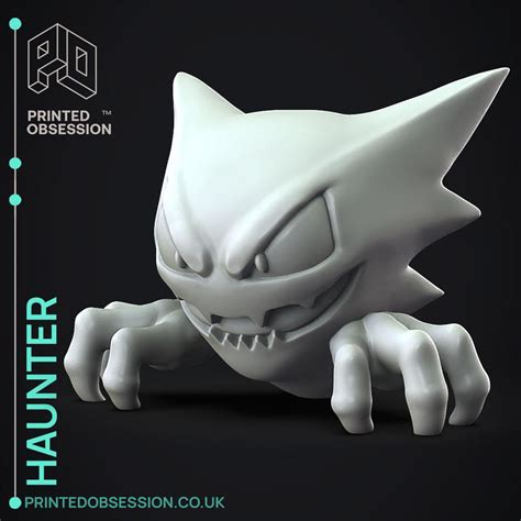 Haunter Pokemon Fan Art 3d Model By Printedobsession On Thangs