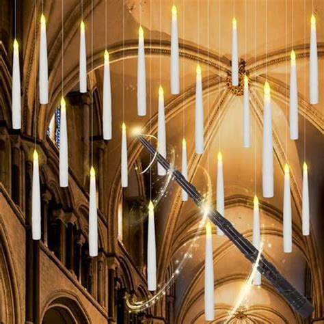 Amazon Floating Candles With Wand 20 PCs Magic Hanging Candles