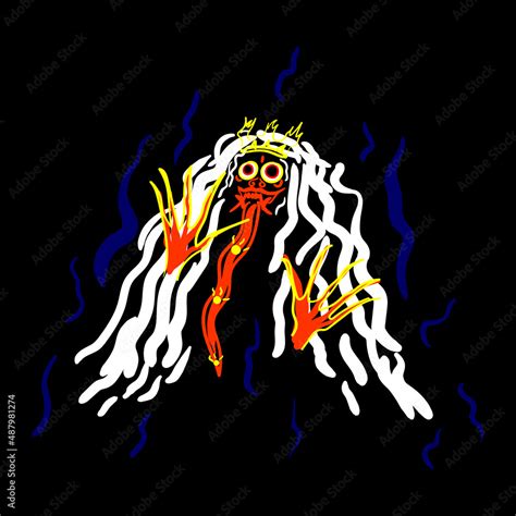 Leak Bali Illustration Leak Bali Abstract Art Indonesian Black Magic