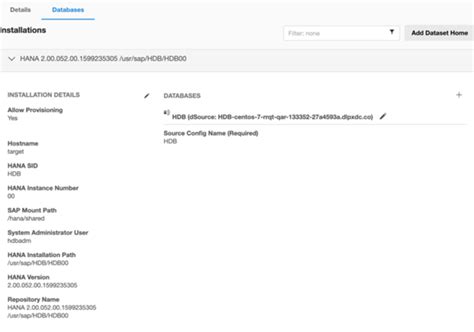 discovering sap hana installations