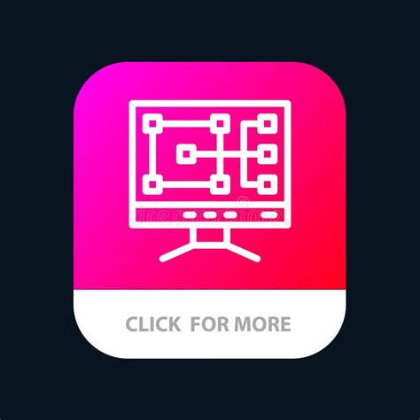 Computer Construction Repair Mobile App Button Android And Ios Line