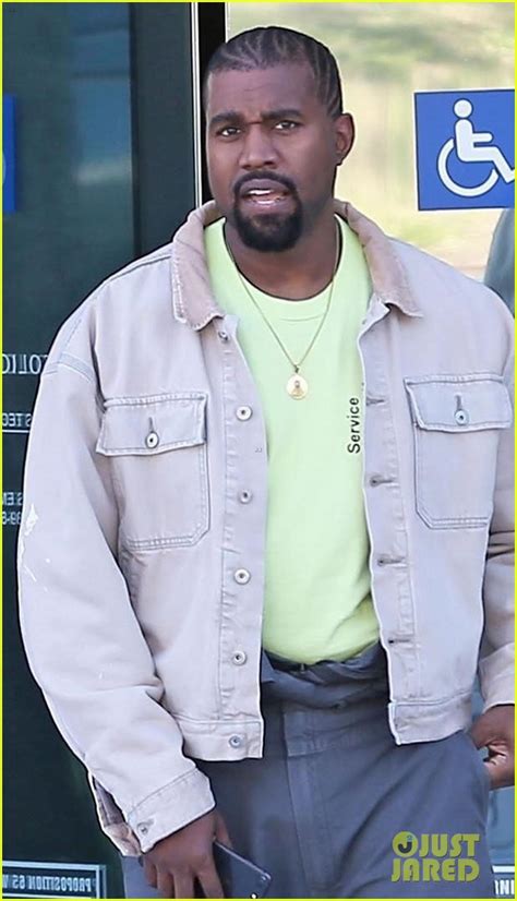 Kanye West Heads Out After Visiting His Office In Calabasas Photo