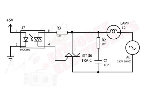 Optocoupler Based Triac Circuit Bit Forge Electronics