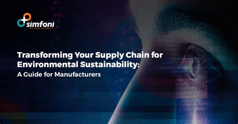 Transforming Your Supply Chain For Environmental Sustainability A