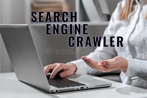 Text Showing Inspiration Search Engine Crawler Word Written On Program