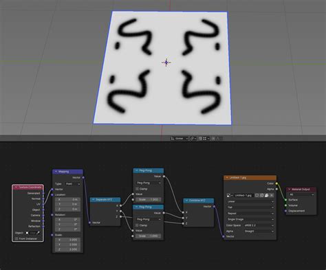 texturing how to mirror textures using shader nodes blender stack