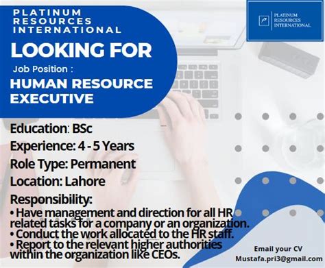 Mustafa Ahmed On Linkedin Humanresource Executive Resume Hiringnow Lahore Job Pri…