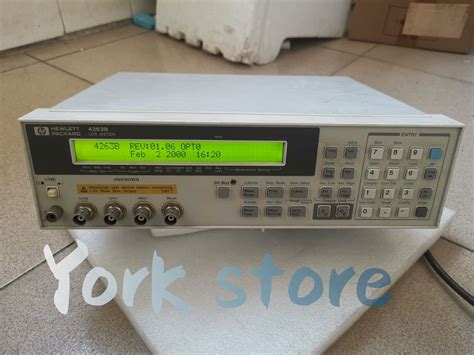 Used Hp Agilent Keysight 4263b Lcr Meter 100hz To 100khz 100 Test Fastshipping Ebay