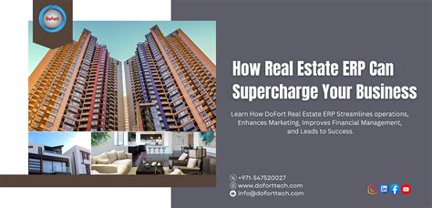 How Real Estate Erp Can Supercharge Your Business By Dofort Technologies May 2024 Medium
