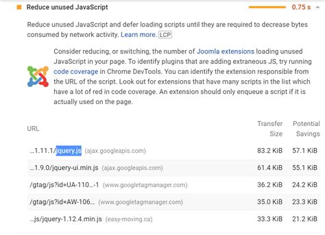 Joomla 3x How To Fix Reduce Unused Javascript And Minify