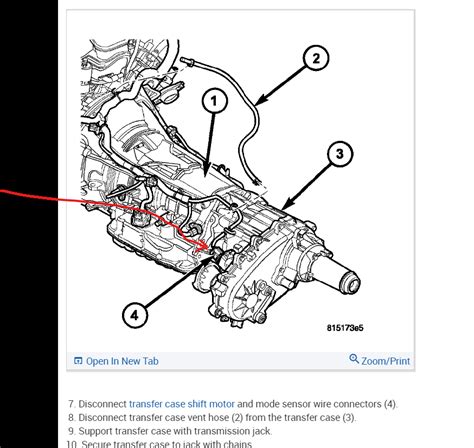 After Replacing The Transmission It Will Not Shift Into 4 Wheel