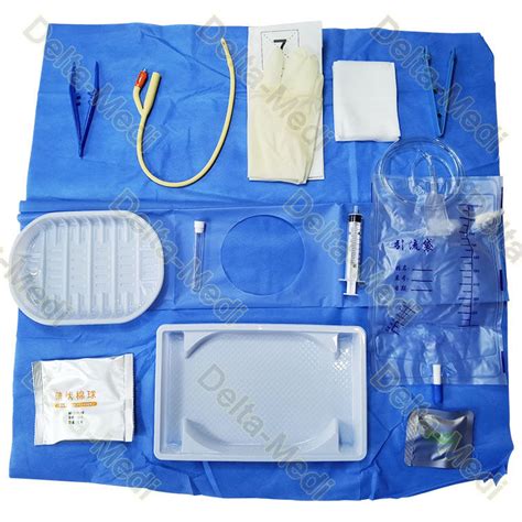 Sterile Medical Disposable Urethral Catheter Kits Catheterication Kit