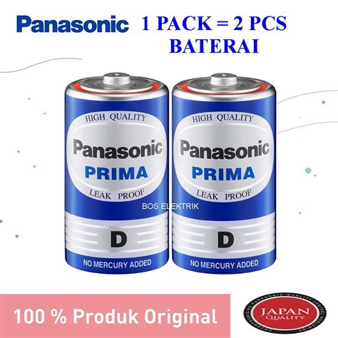 Jual Baterai Panasonic D Prima D Biru Shopee Indonesia