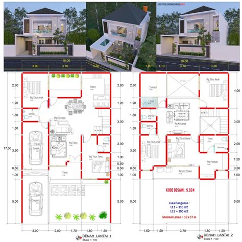 Denah Rumah Sederhana Tapi Mewah Terbaru Tahun