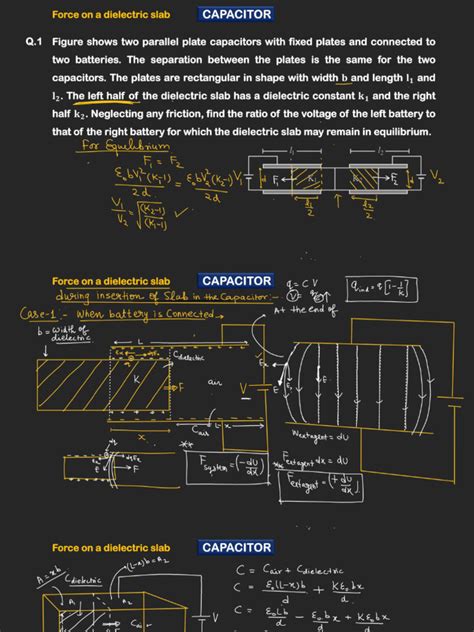 capacitor l 14 class notes pdf